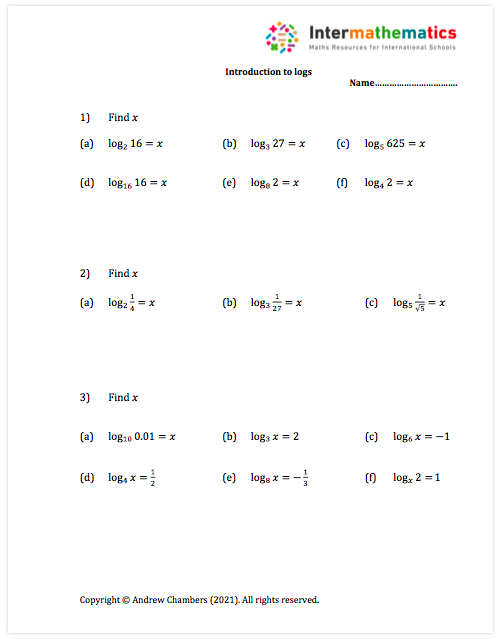 Applications HL Algebra – intermathematics