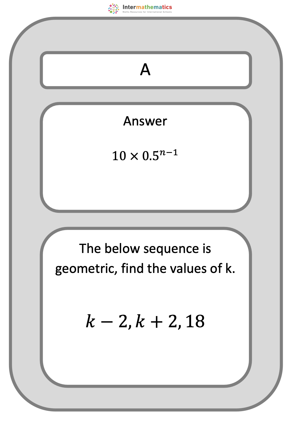 Sequences – intermathematics